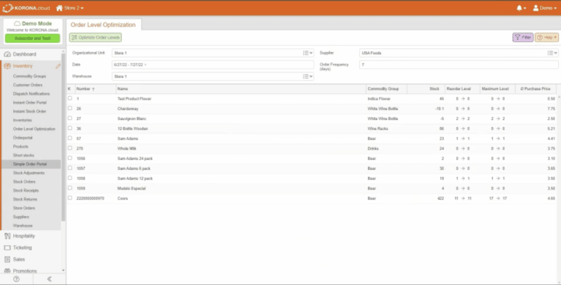 POS Features That Set KORONA POS Apart