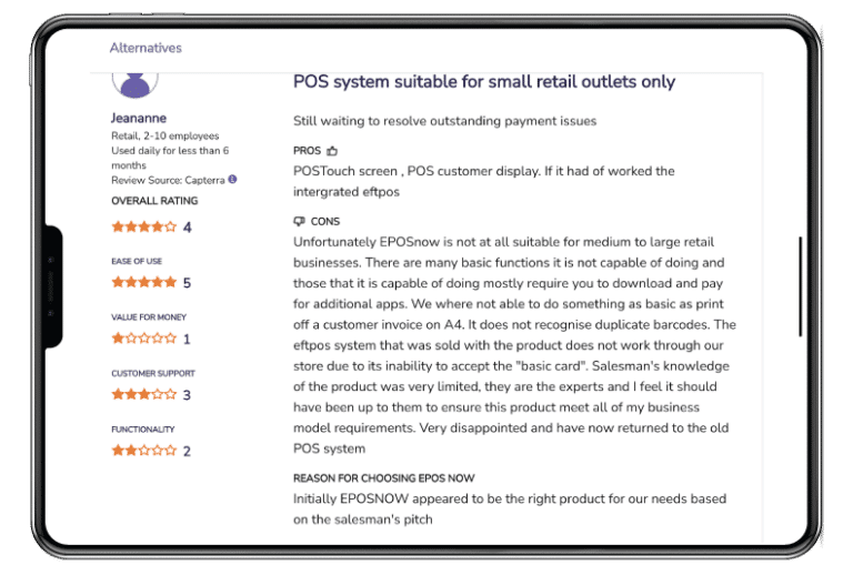 4 Alternatives To Epos Now - A Guide to POS Software